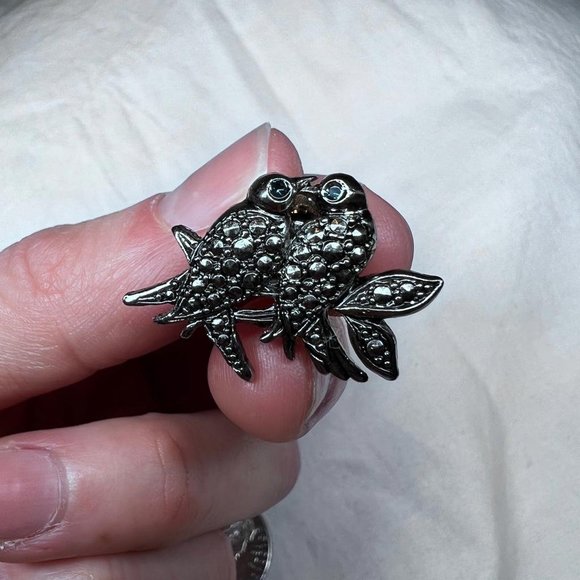 Avon | Jewelry | Vintage Avon Pin Love Birds On Branch | Poshmark